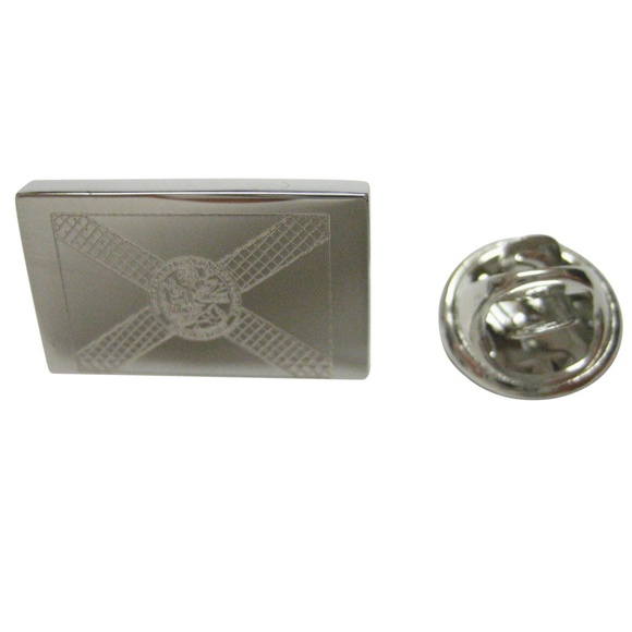 Kiola Designs | Accessories | Silver Toned Etched Florida State Flag ...